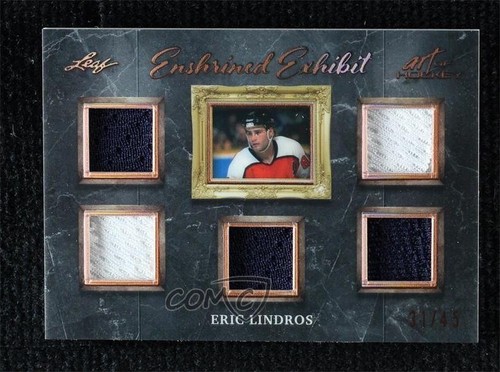 2021-22 Leaf Art of Hockey Enshrined Exhibit Relics Bronze /45 Eric ...
