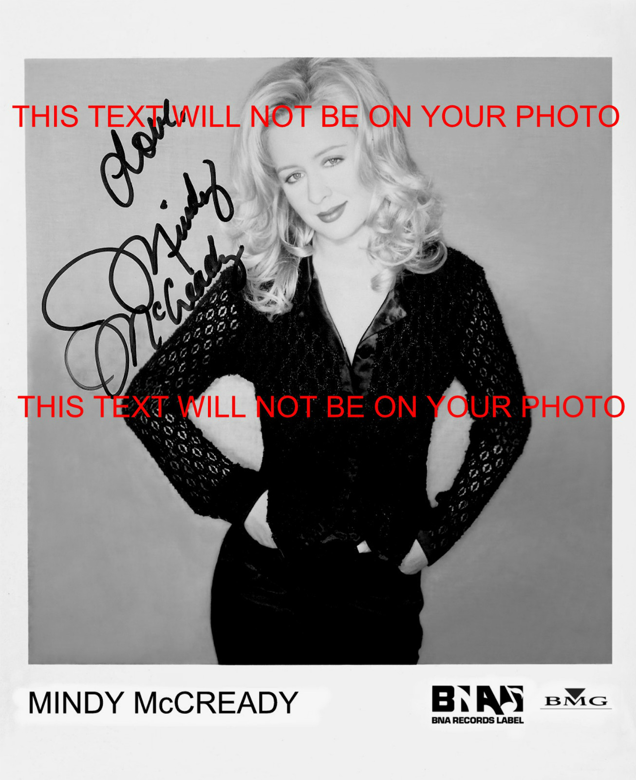 MINDY MCCREADY AUTOGRAPH SIGNED 8x10 RP MEDIA PUBLICITY PHOTO COUNTRY ...