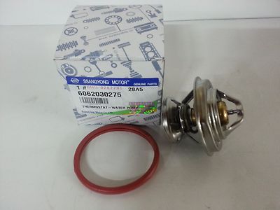 Genuine WATER PUMP THERMOSTAT+SEAL RING:2p ACTYON KYRON REXTON MUSSO ...