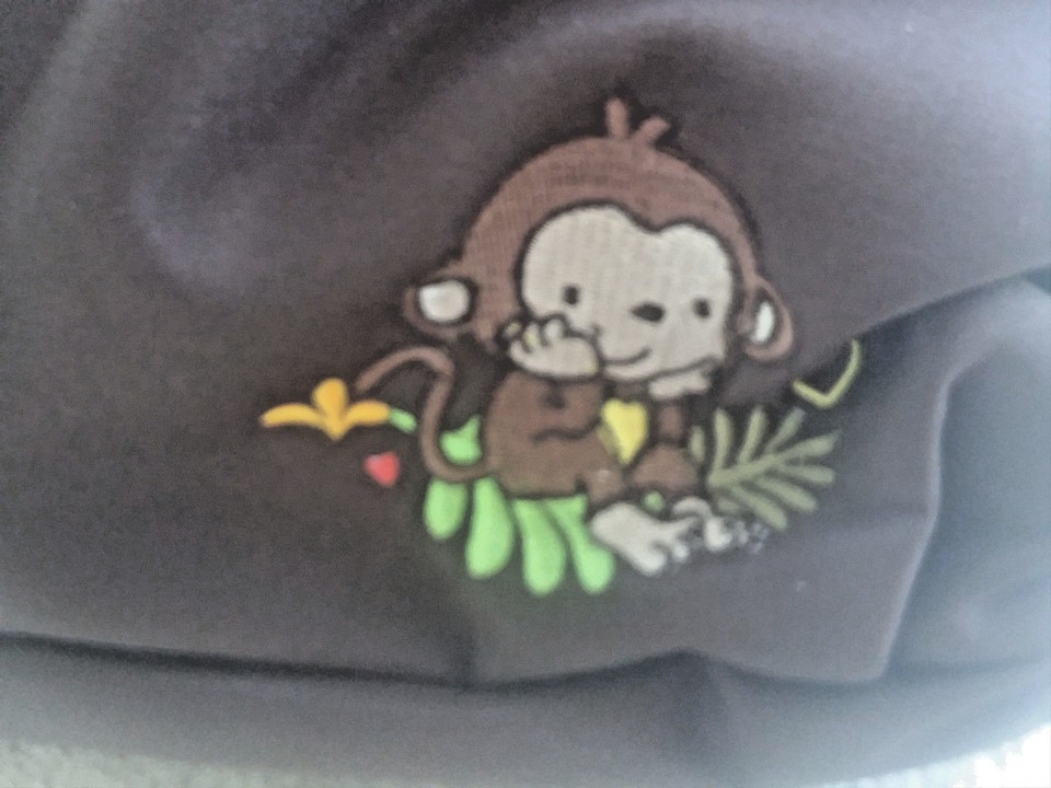 Baby Boom Monkey Brown&LIme Unisex Large Diaper Bag | eBay