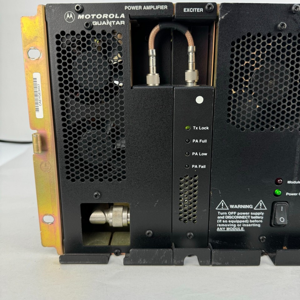 Motorola Quantar Repeater Base Station T5365A 800mhz UHF Trunking ...