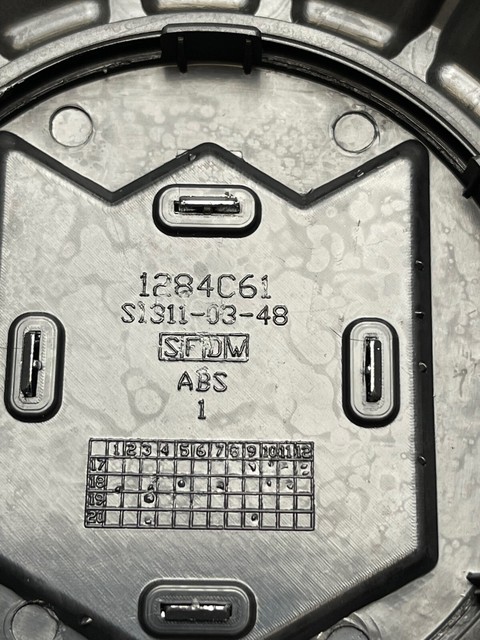 Dropstars 1284C01 Center Cap Fits 654 652 653 Drop Star Wheel Chrome W ...