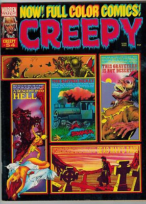 CREEPY #54 - MAROTO/CRANDALL/CORBAN COVER - WARREN PUBLISHING - 1973 | eBay