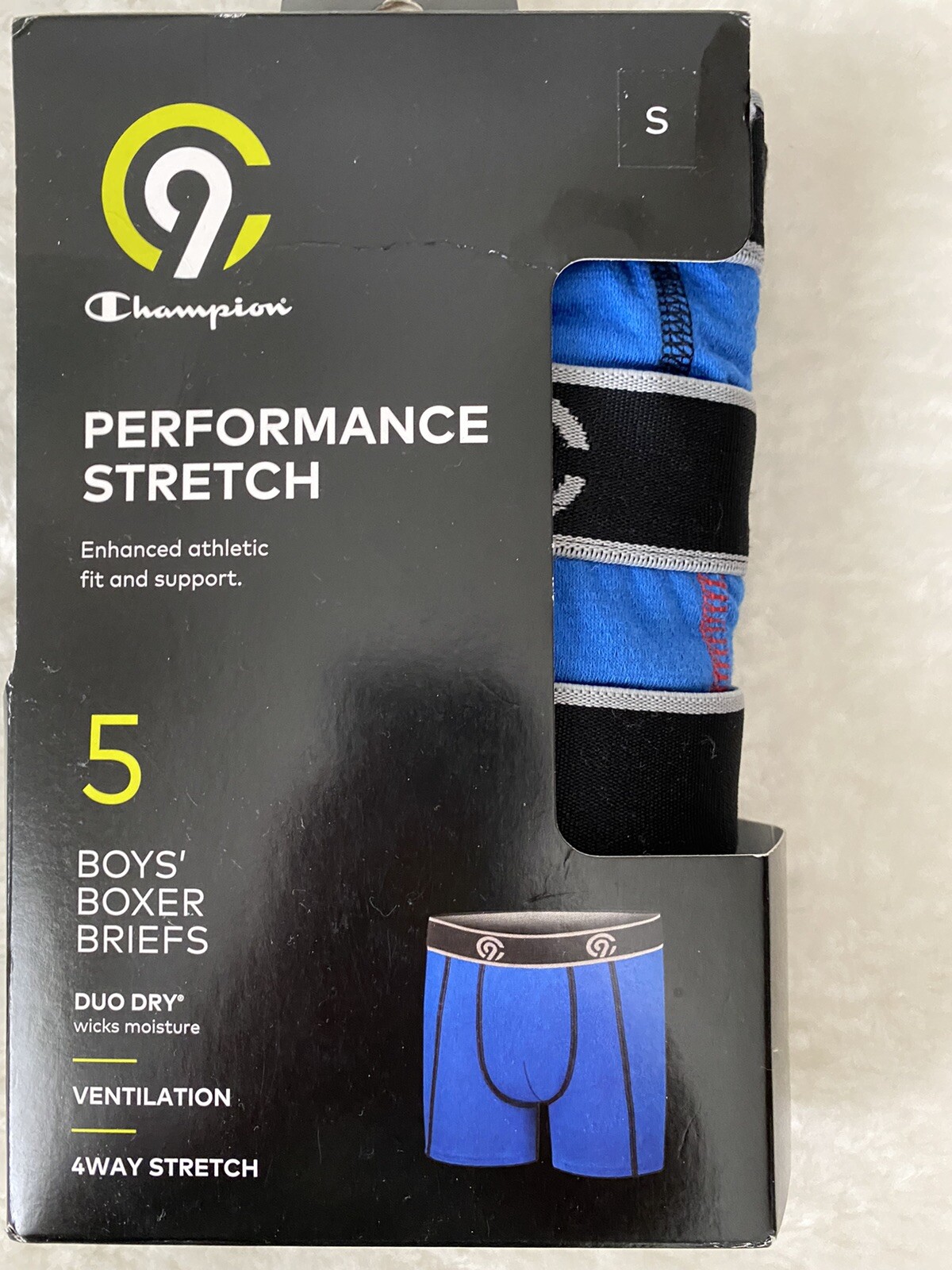 Champion C9 Boys Small Boxer Briefs Performance Stretch Blend 11 Pairs ...