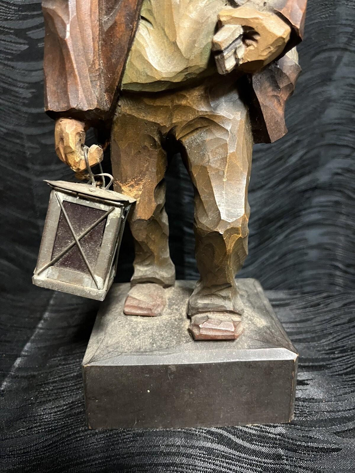 Karl Griesbaum German Antique Carved Wood Whistler Lantern Music ...