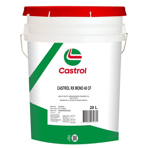 Castrol RX Mono 40 CF Diesel Engine Oil 20L 3425563 | eBay
