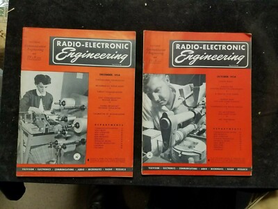 2 Vintage 1954 Radio-Electric Engineering Magazines December October | eBay