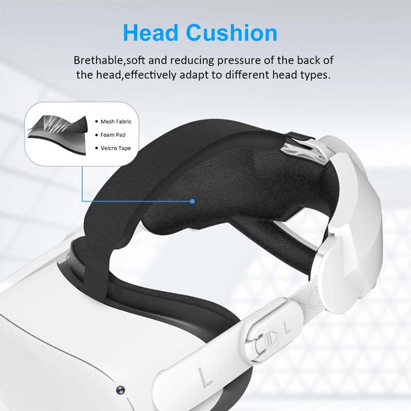 New Headband Replacement Elite Head Strap Band For Oculus Quest 2 VR ...