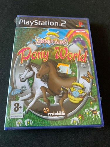 Clever Kids Pony World PS2 Play Station 2 PAL ESPAÑOL NUOVO SIGILLATO ...