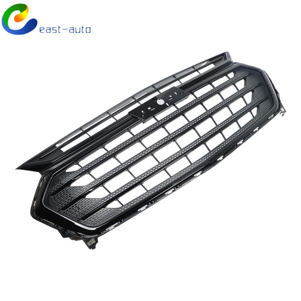 Front Upper Grille For 2018-2021 Chevrolet Traverse Gloss Black ...