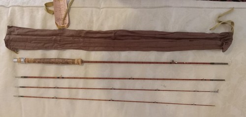 Vintage Hardy bamboo fly Fishing rod circa 1940s-50s | eBay