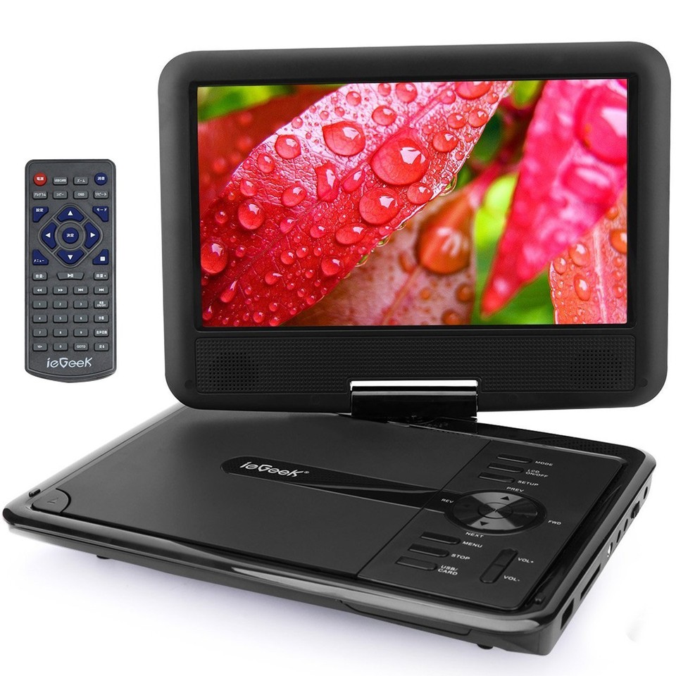 ieGeek 11.5" Portable DVD Player with Swivel Screen,Region Free ...