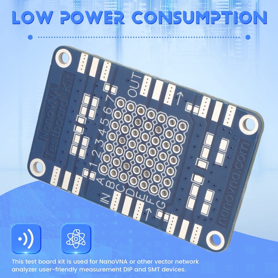 1Set Test Demo Board Replacement Parts Testboard Kit VNA Test Demo1525 ...