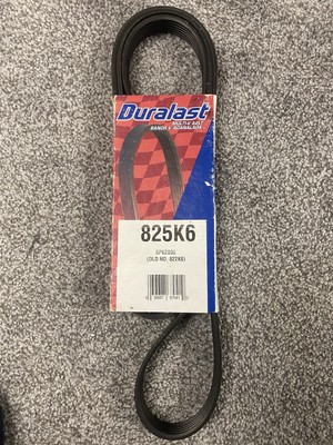 Duralast Multi-v Belt 825K6 High Strength Synthetic 6PK2095 (Old No ...