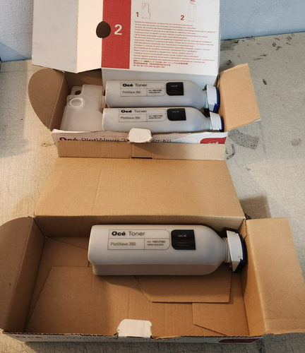 Oce Canon Plotwave 350 6826b001 Black Toner Kit Lot Of 4 Genuine New ...