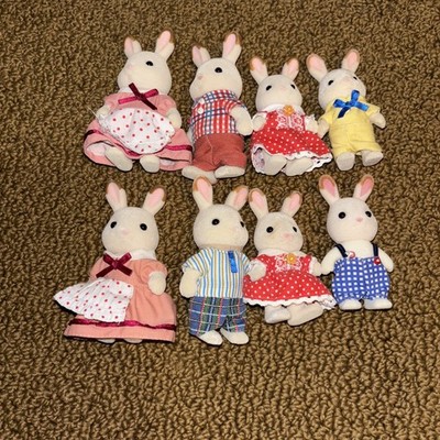 2 calico critters Bunny Family | eBay