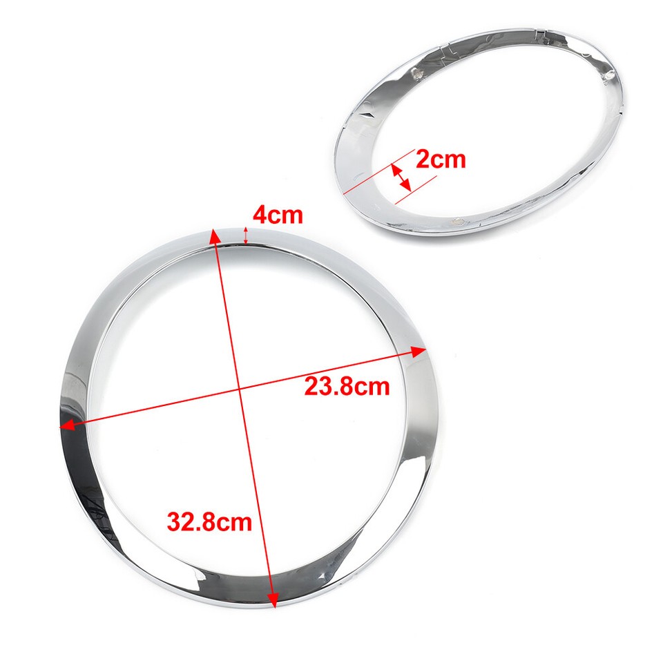 Headlight Ring Trim Bezel Cover For BMW Mini Cooper R50 R52 R53 2001 ...