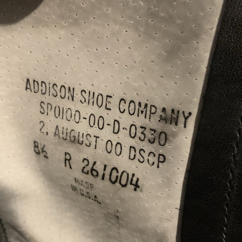 Addison Shoe Company Boot Men’s 8.5 Black Brand New 2000 Vintage ...