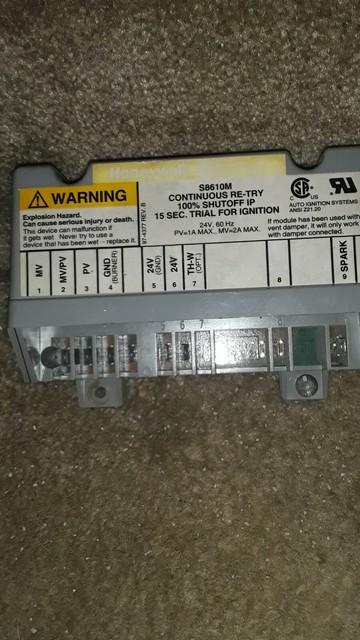 Honeywell S8610M Continous Retry Crown Boiler Circuit Board for sale ...