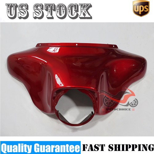 Red Front Outer Batwing Fairing For Harley Davidson Street Electra ...