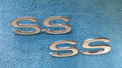 1970's 1973 74 NOS Chevrolet Parts SS Emblems Badges Trim Original ...