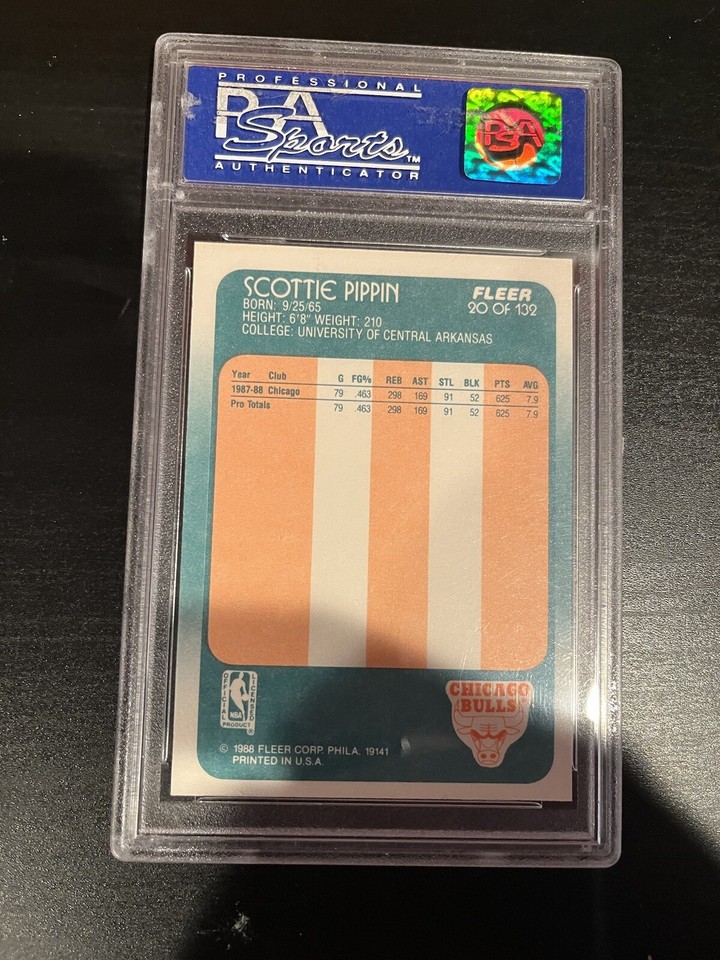 Scottie Pippen Fleer Rookie Card Psa 9 | eBay