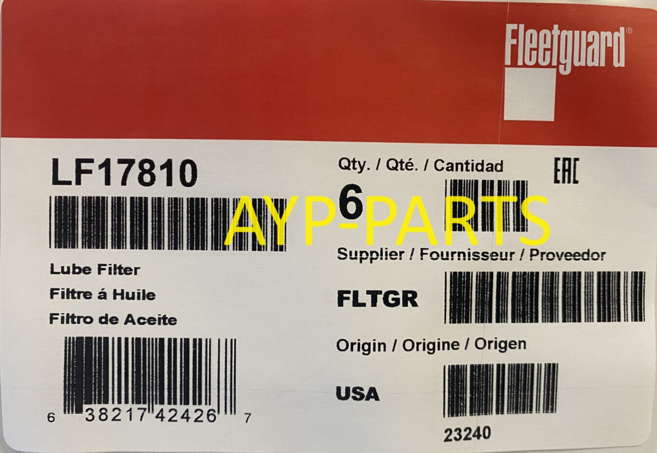 DETROIT-DIESEL A4711800209 - Cross reference oil filters