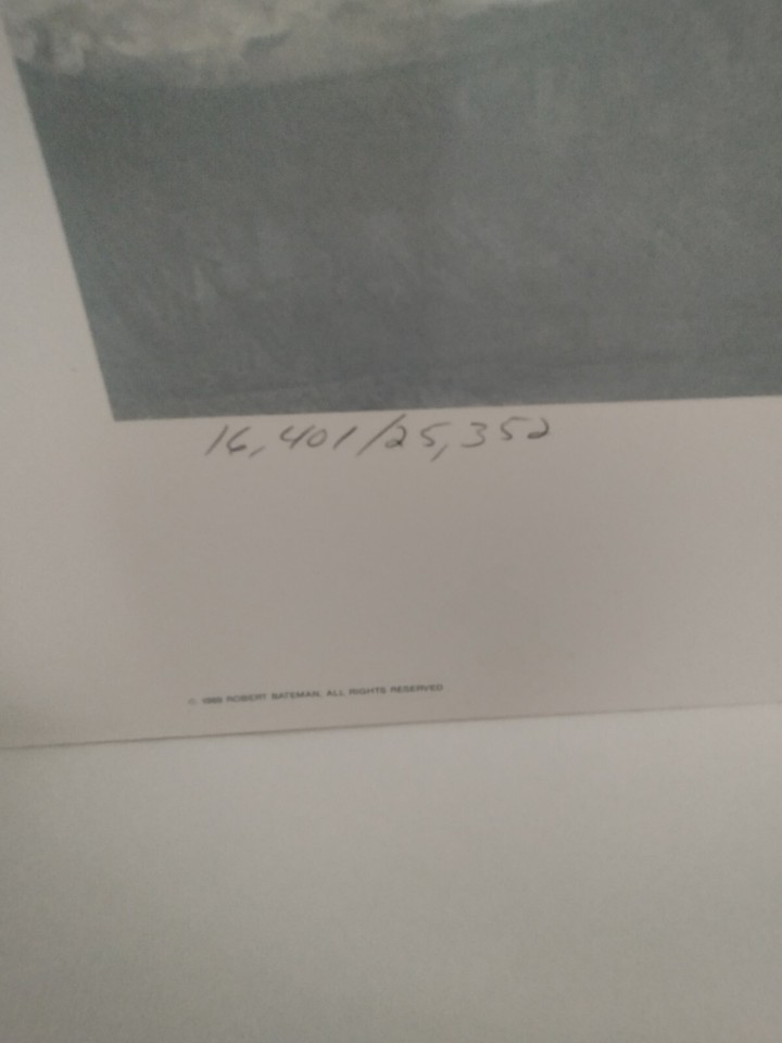 Midnight - Black Wolf by Robert Bateman, Signed Limited Print (Unframed ...