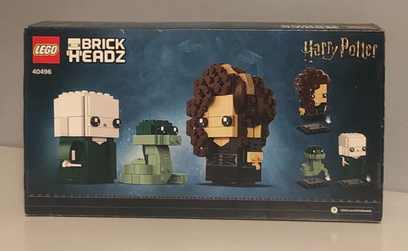 LEGO BRICKHEADZ: Voldemort, Nagini & Bellatrix (40496) for sale online ...