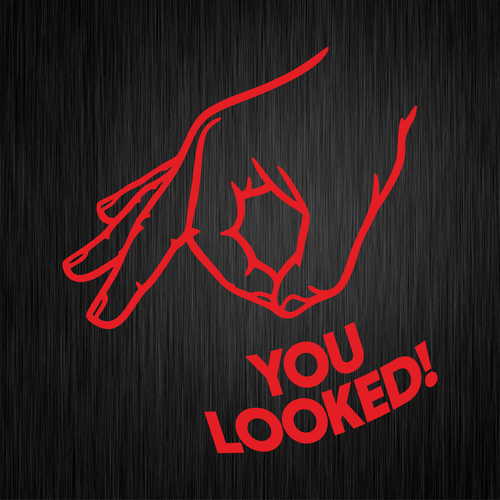 You Looked Reingeschaut Play Circle Game Red Car Vinyl Decal Sticker | eBay