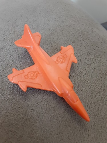 Vintage Matchbox Lesney Rubber Eraser Skyhawk Fighter Jet Orange ...