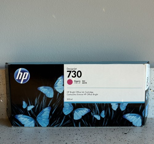 P2V69A Genuine HP 730 Magenta Ink 300ml Designjet T1600 T1700 T2600 EXP ...