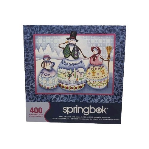 Jim Shore Seasons Greetings Springbok Puzzle 400 Pieces Collectible ...