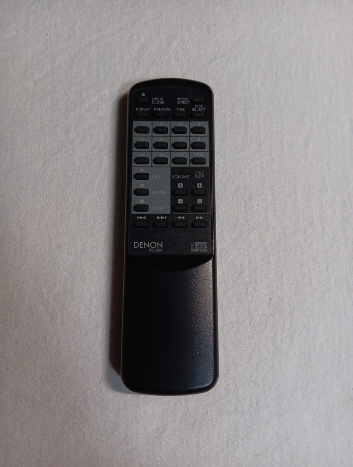 DENON RC-258 Remote Control for DCM-260 DCM-270 DCM-280 DCM-30 DCM-360 ...