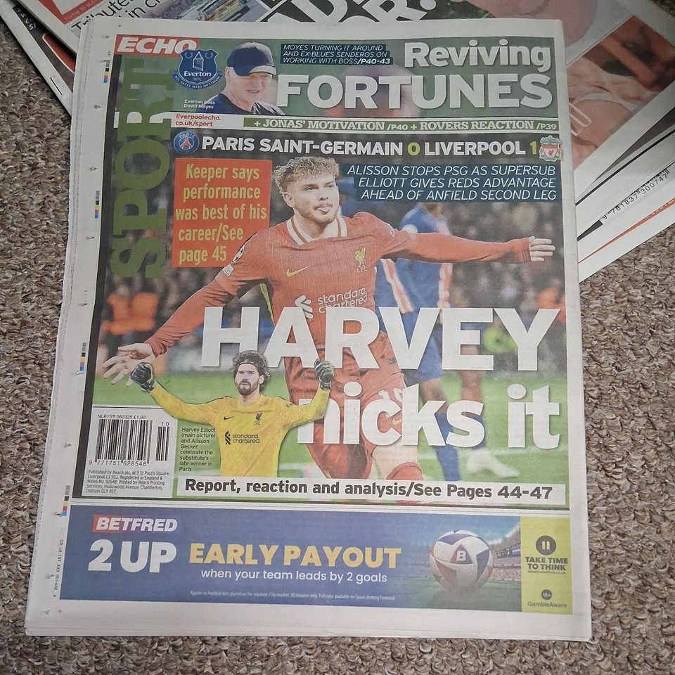 JOBLOT LIVERPOOL FC RELATED LIVERPOOL ECHO AND ECHO SPECIALS (11 in ...