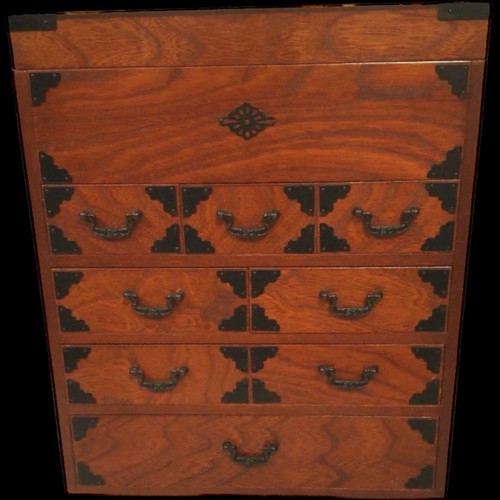 Vintage Japanese Wooden Tansu Box Chest of Drawers Box Showa Retro | eBay
