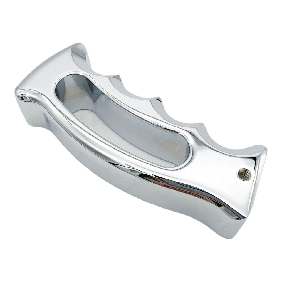 Chrome Pistol Grip Slot Shift Knob For Hot Rod Rat Rod Muscle Car ...
