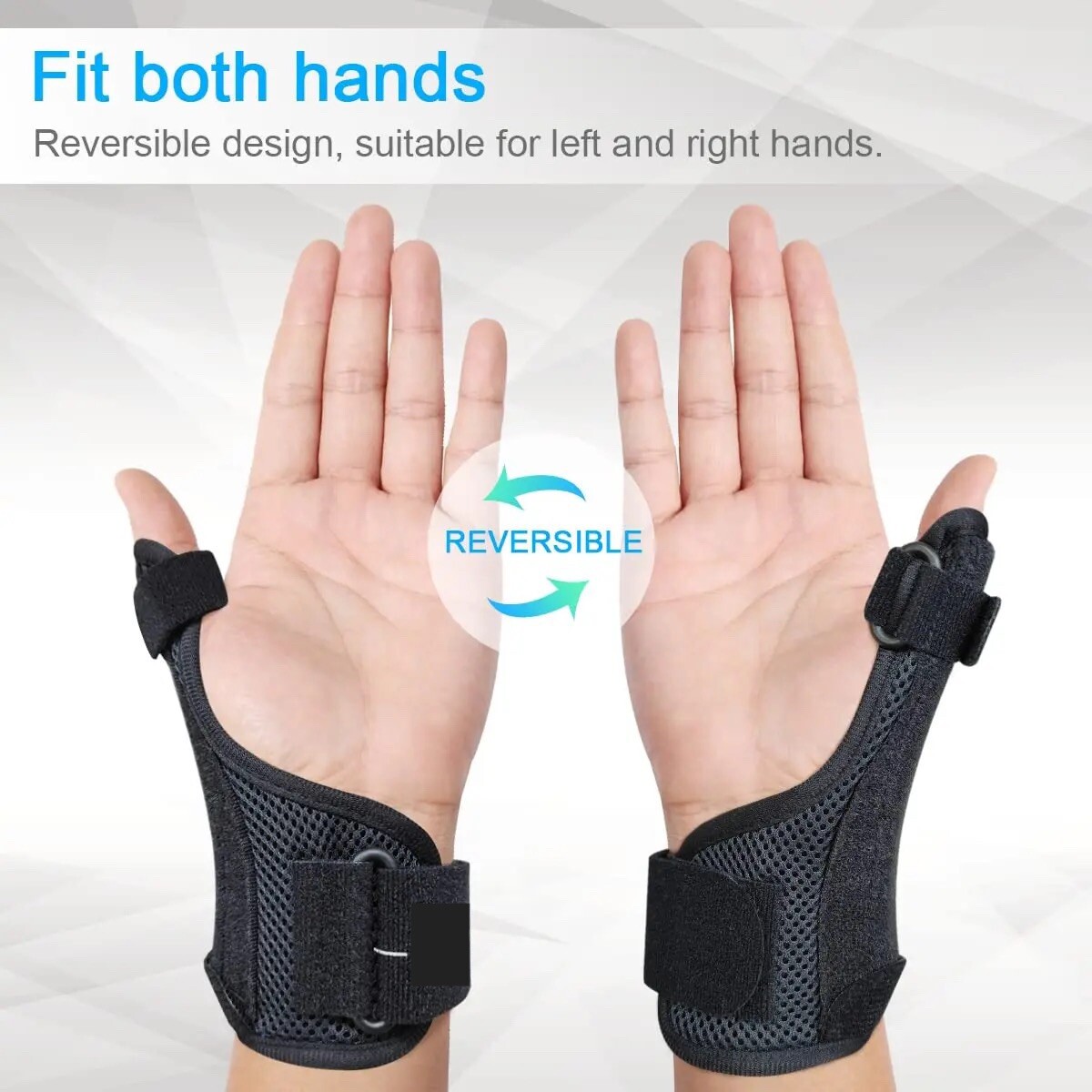 Universal Soft Thumb Wrist Brace Long COMBO for CMC MCP Pain Relief ...