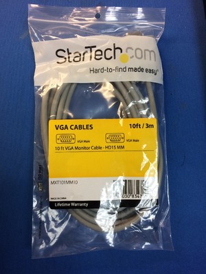 StarTech 10 foot VGA Monitor Cable HD15 MM | eBay