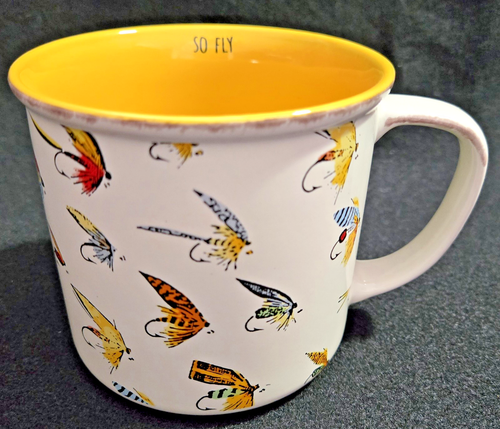 Spectrum Designz - SO FLY - FLY Fishing Mug Cup Coffee Tea 18oz EUC | eBay