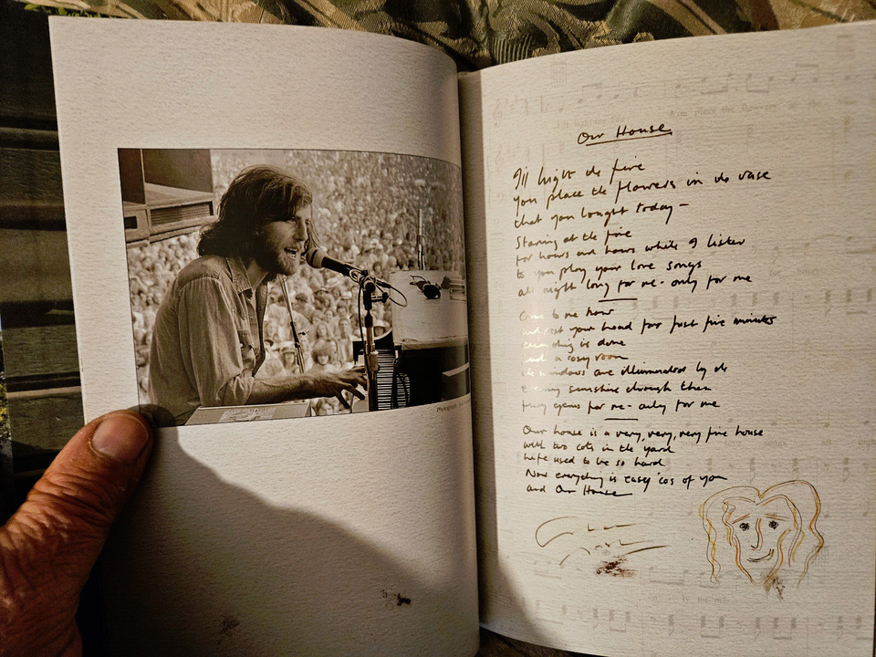 Graham Nash autographed hard cover book Our House JSA Certified | eBay