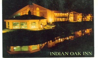 CHESTERTON,INDIANA-INDIAN OAK INN-NIGHT VIEW--(IN-C) | eBay