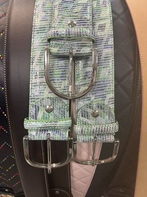 Tailored Sportsman Green Squares Belt Large | eBay