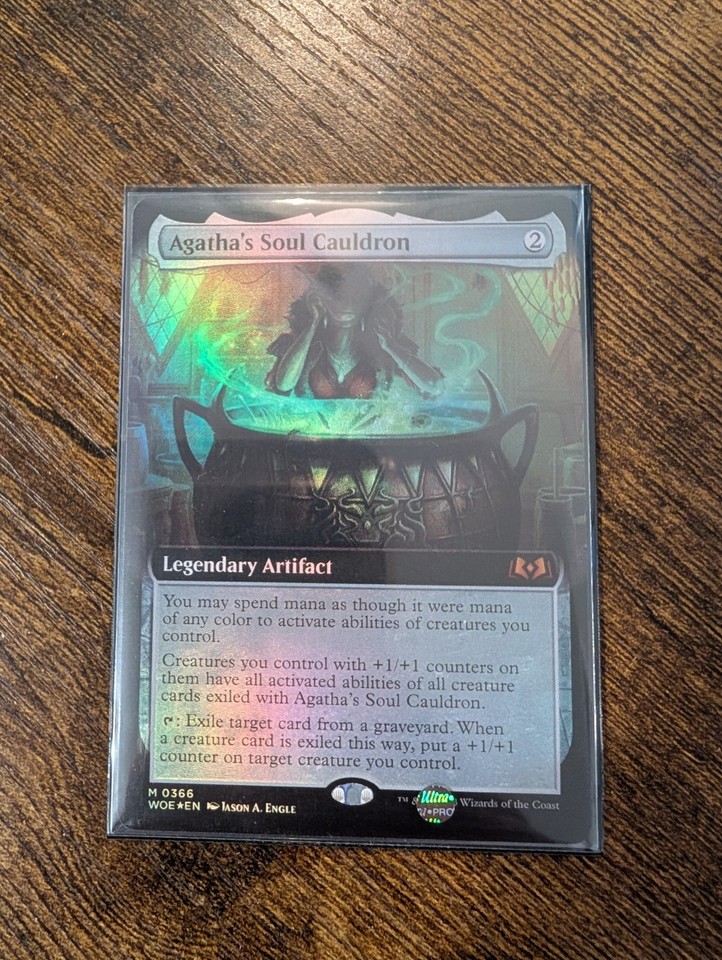 Agatha's Soul Cauldron (Extended Art) Wilds of Eldraine Foil | eBay
