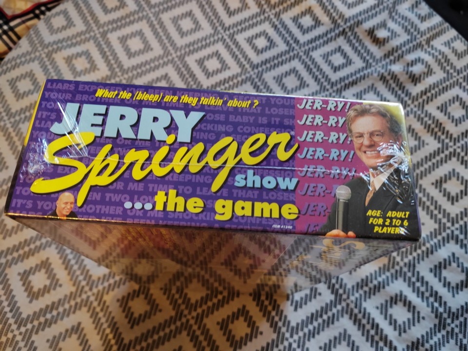 Jerry Springer Show The Game - Vintage Adult TV Board Game - BRAND NEW ...