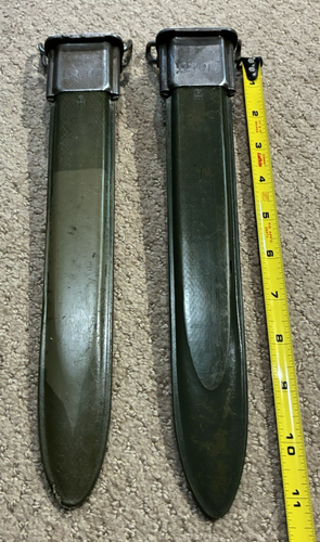 2-USM7 WWII SCABBARDS FOR 10" BLADE M1 GARAND BAYONET, MARKED "USM7" | eBay