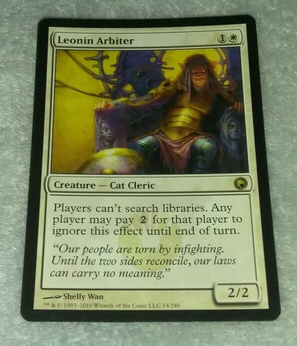 MTG Magic the Gathering Leonin Arbiter Scars of Mirrodin x1 LP | eBay