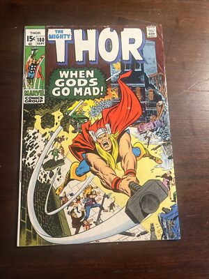 Mighty Thor 180 Marvel 1970 Stan Lee Neal Adams Loki Galactus Mephisto ...