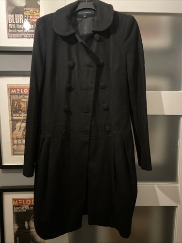 french connection Double Breasted Coat Size 10 | eBay