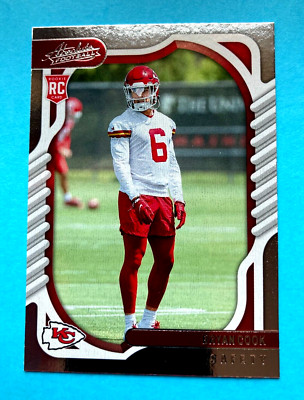 Bryan Cook 2022 Panini Absolute RC Rookie card #149 Kansas City Chiefs ...